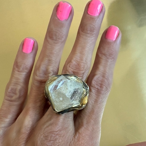 adina mills | Jewelry | Ooak Authentic Adina Mills White Quartz Pyramid ...